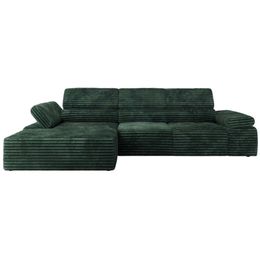 M&ouml;bel Kraft Ecksofa mit Sitzvorzug Rilasso gr&uuml;n Ma&szlig;e (cm): B: 296 H: 66 &raquo; M&ouml;bel Kraft