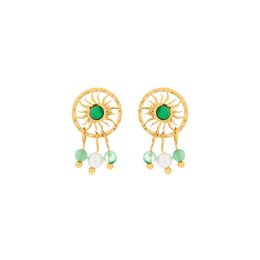 Luxenter Besya-Ohrring aus 18 Karat Gelbgold