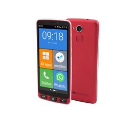 Senioren Smartphone Extragro&szlig;e Darstellung H&ouml;rger&auml;tekompatibel Notruftaste Olympia Neo