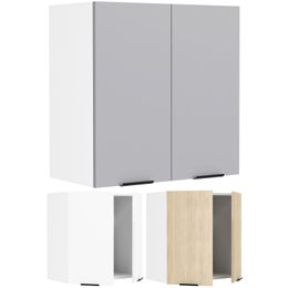 Vcm K&uuml;chenschrank h&auml;ngend Ma&szlig;e ca. H. 60 x B. 60 x T. 31 cm H&auml;ngeschrank mit Dreht&uuml;r und zwei F&auml;chern K&uuml;chenm&ouml;bel - Fasola