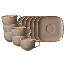 Ritzenhoff & Breker Ritzenhoff & Breker Kaffeetassen mit Untertassen Casa 200 ml 6er Set