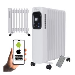 TroniTechnik&reg; &Ouml;lradiator Elektroheizung TT-OR 311 in Wei&szlig; mit 11 Rippen und 1 2500 Watt, drei Heizstufen (1000W, 1500W, 2500W)