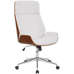 CLP B&uuml;rostuhl ergonomisch mit Armlehne Varel, Schreibtischstuhl mit modern drehbar und h&ouml;henverstellbar Gestell, R&uuml;ckenlehne kippbar