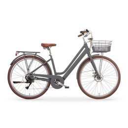 MBM Elektro-Citybike New LA RUE 2.0, grau