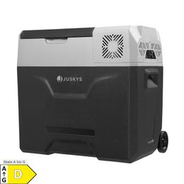 Juskys Kompressor K&uuml;hlbox Yukon 50 Liter f&uuml;r Auto, Lkw, Camping - 12/24/230 V Kompressork&uuml;hlbox