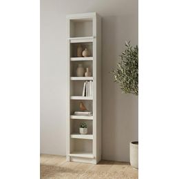 B&uuml;cherregal OTTO HOME "Soeren Regal B/T/H: 40/29/220 cm", cremewei&szlig;, B:40cm H:220cm T:29cm, Massivholz, Regale, B&uuml;cherregal, Kiefer FSC-zertifiziert, 7 F&auml;cher und 6 Einlegeb&ouml;den