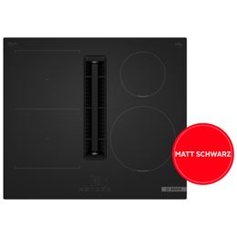Bosch Kochfeld mit Dunstabzug "PVS61AB16E", Energieeffizienz: B (A+++-D), mattschwarz, B:59,2cm H:22,3cm T:52,2cm, Kochfelder