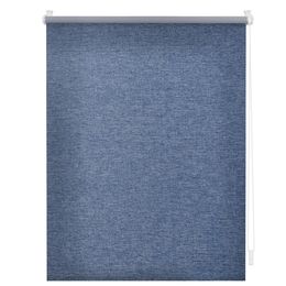 Rollo LICHTBLICK ORIGINAL "Klemmfix, ohne Bohren", wei&szlig; (blau, wei&szlig;, wei&szlig;), B:120cm H:190cm, Polyester, Rollos, Thermofunktion, Lichtdurchl&auml;ssig, Klemmbar, Energiesparend