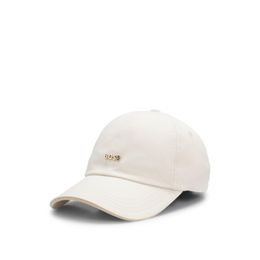 Baseball Cap BOSS "Ari-ME", Herren, wei&szlig; (open wei&szlig; 118), Twill, Baumwolle, unifarben, Caps, mit BOSS Schriftzug, unisex