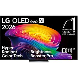 LG OLED-Fernseher "OLED83C69LB", Energieeffizienz: D (A-G), schwarz, 83 &Prime;, Fernseher