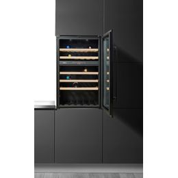 Amica Einbauweink&uuml;hlschrank "WK 341 220 S", Energieeffizienz: G (A-G), schwarz, B:59cm H:88,4cm T:60,8cm, Weink&uuml;hlschr&auml;nke, f&uuml;r 58 Standardflaschen &aacute; 0,75l, Einbauk&uuml;hlschrank