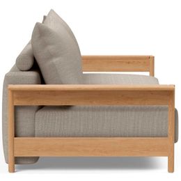 Schlafsofa INNOVATION LIVING &trade; "MALLOY W 3-Sitzer, sehr bequem, hochwertige Verarbeitung", beige (gravel), B:230cm H:80cm T:118cm, 100% Polyester, Sofas, Schlafsofa