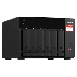 QNAP NAS-Server "TS-673A", schwarz (ohne farbbezeichnung), B:39cm H:29,7cm T:42,5cm, NAS-Server, NAS-Server
