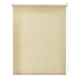 Rollo LICHTBLICK ORIGINAL "Klemmfix, ohne Bohren", beige (beige, wei&szlig;, wei&szlig;), B:120cm H:190cm, Polyester, Rollos, Thermofunktion, Lichtdurchl&auml;ssig, Klemmbar, Energiesparend