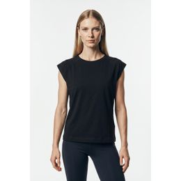 Kurzarmshirt CMP, Damen, Gr. XS, nero, Obermaterial: 60% Baumwolle, 40% Polyester, Shirts, Kurzarm, sportlicher Stil, f&uuml;r Sport- und Outdoormode