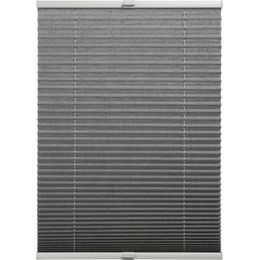 Sch&ouml;ner Wohnen Kollektion Plissee "Milla", grau, B:50cm H:130cm, Obermaterial: 100% Polyester, SCH&Ouml;NER WOHNEN-KOLLEKTION, Plissees, verschraubt, silberne oder wei&szlig;e Rollo-Technik