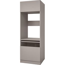 Waschmaschinenumbauschrank BASIC BY BALCULINA "Washhome B/H/T 67x200x68 cm", seidengrau, B:67cm H:200cm T:68cm, Holzwerkstoff, Schr&auml;nke, Breite 67cm, Metallschubkasten, Softclose