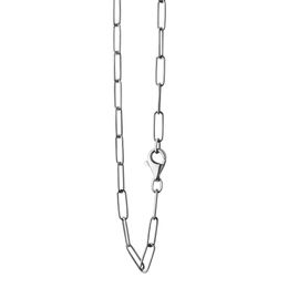 Collierkettchen Vivance "925/- Sterlingsilber wei&szlig; Gliederkette glanz 45 cm", wei&szlig;, Halsketten, Damen, 45cm, Silber 925 (Sterlingsilber), L: 45 B: 3,5mm, gl&auml;nzend, B:3,5mm