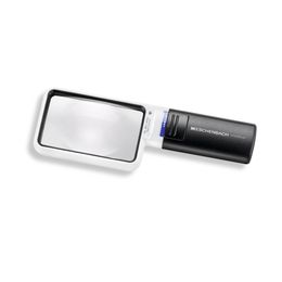 Eschenbach OPTIK Leuchtlupe "mobilux LED, ideal f&uuml;r Senioren", wei&szlig;, Lupen, Handlupe mit echter 3x-Vergr&ouml;&szlig;erung und drei Farbfiltern