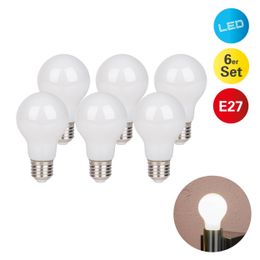 N&auml;ve N&Auml;VE LED-Leuchtmittel "Bobs", Energieeffizienz: F (A-G), transparent, L:10,8cm &Oslash;:6cm, Leuchtmittel, LED 6er Set, Leuchtmittel,6xE27total8,3W, nicht dimmbar