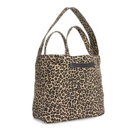Shopper French Connection "Sommertasche, Badetasche, Schultertasche, Einkaufstasche, Tragetasche", Damen, Gr. B/H/T: 39cm x 34cm x 16cm, braun (leo), Stoff, Textil, gemustert, Taschen Shopper, Strandtasche, Handtasche im Animal-Look mit zwei Henkell&auml;ngen VEGAN