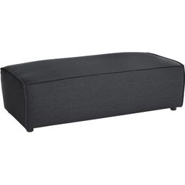 Hocker OTTO HOME "NEU: SHERWOOD XXL, Polsterhocker, Cord, Webstoff", grau (anthrazit), B:130cm H:44cm T:60cm, 100% Polyester, Hocker, Hocker, rechteckig, bequemer Sitzkomfort, 130/60/44 cm, Krokodilverbinder