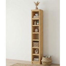 B&uuml;cherregal OTTO HOME "Soeren Regal B/T/H: 40/29/220 cm", natur, B:40cm H:220cm T:29cm, Massivholz, Regale, B&uuml;cherregal, Kiefer FSC-zertifiziert, 7 F&auml;cher und 6 Einlegeb&ouml;den