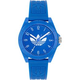 Quarzuhr adidas originals "PROJECT FOUR", blau, Armbanduhren, Damen, Quarzuhr, Armbanduhr, Herrenuhr, Damenuhr, unisex, Resinarmband
