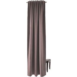 Vorhang HOMING "Galdin" Gr. 1, rosa (ros&eacute;), B:140cm H:175cm, Polyester, Gardinen, Verdunklungsvorhang, blickdicht, Thermo, Energiesparend