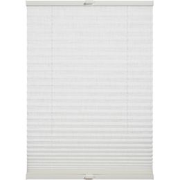 Sch&ouml;ner Wohnen Kollektion Plissee "Marla", wei&szlig;, B:50cm H:130cm, Obermaterial: 100% Polyester, SCH&Ouml;NER WOHNEN-KOLLEKTION, Plissees, verschraubt, mit Leinen-Optik
