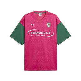 Trainingsshirt Puma "F1 Mexico Relaxed Trikot Herren", Herren, Gr. L, pink, Obermaterial: 100% Polyester. Kragen: 97% Polyester, 3% Elasthan, clean, relaxed fit, Rundhals, Shirts