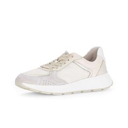 Sneaker Gabor "Sneaker low", Damen, Gr. 35,5, beige (creme), Schuhe Sneaker