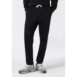 Jogginghose Champion "Graphic Rib Cuff Pants", Herren, Gr. XL (56/58), N-Gr, nbk, Obermaterial: 55% Baumwolle, 45% Polyester, Hosen Jogginghose, f&uuml;r Erwachsene, aus Baumwolle und Polyester