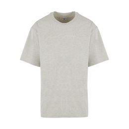 T-Shirt Karl Kani "Karl Kani Autograph Heavy Jersey Boxy Melange Tee", Jungen, Gr. XL, beige, 70% Baumwolle, 30% Polyester, unifarben, normal, Rundhals, Shirts T-Shirt