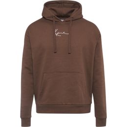 Hoodie Karl Kani "Karl Kani Herren", Herren, Gr. L, schwarz braun, 80% Baumwolle, 20% Polyester, unifarben, Sweatshirts Hoodie