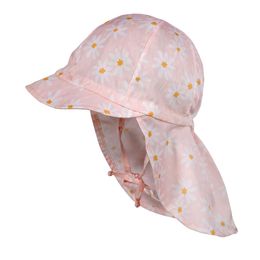 Schirmm&uuml;tze MaxiMo, Jungen, Gr. 51, rosa (blassrosa, g&auml;nsebl&uuml;mchen), Web, Obermaterial: 100% Baumwolle, M&uuml;tzen
