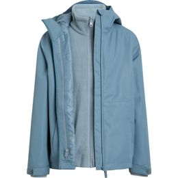Outdoorjacke McKINLEY "Ju.-Funktions-Jacke Allalin 3:1 III B", Jungen, Gr. 128, blau, Web, Obermaterial: 100% Polyester. Innenjacke: 100% Polyester, normal, Jacken Outdoorjacke