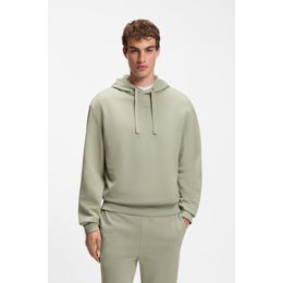Jogginganzug Hugo "DapoDayote", Herren, Gr. L, light, pastel gr&uuml;n337, Sweatware, Obermaterial: 100% Baumwolle, unifarben, relaxed fit, Sportanz&uuml;ge Jogginganzug, Zweiteiliger Trainingsanzug Relaxed Fit, Kapuze mit Kordelzug