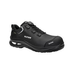 Sicherheitsschuh Elten "TERENCE XXG PRO BOA GTX Low" Gr. 44, schwarz, 44, Obermaterial: 100% Rindsleder Leather cow., Schuhe