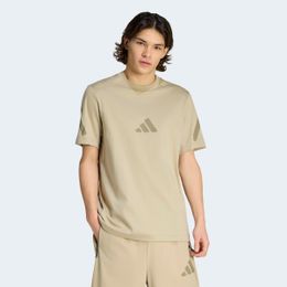 T-Shirt adidas Sportswear "ADIDAS Z.N.E", Herren, Gr. XXL, wonder cargo, Obermaterial: 100% Baumwolle, normal, Rundhals, Shirts T-Shirt, sportlicher Stil, Kurzarm, aus Baumwolle, ohne Verschluss