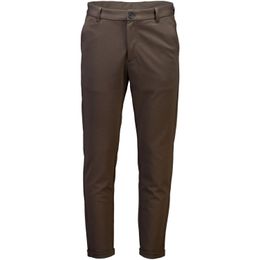 Stoffhose LINDBERGH "Stoffhose Slim Fit", M&auml;dchen, Gr. L, gr&uuml;n (dk army), Obermaterial: 75% Polyester, 22% Viskose, 3% Elasthan, slim fit, Hosen Stoffhose
