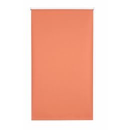 Seitenzugrollo SUNLINES "Lea" Gr. 2, orange (terra), B:82cm H:180cm, Polyester, Rollos, Seitenzugrollo, 1 St&uuml;ck