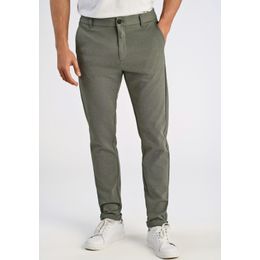 Stoffhose LINDBERGH "Stoffhose Slim Fit", M&auml;dchen, Gr. L, mid army mix, Obermaterial: 75% Polyester, 22% Viskose, 3% Elasthan, slim fit, Hosen Stoffhose