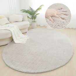 Hochflor-Teppich "Halrum, einfarbig, besondere Form, modern" Gr. 70, grau, B:100cm H:25mm L:150cm, Kunstfaser, LeGer Home by Lena Gercke, Teppiche, organische Form, bean shape, kuschelig, Wohnzimmer, Schlafzimmer