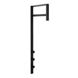 Garderobenpaneel, Schwarz, Metall, 3x82x30 cm, Reach, Aufh&auml;ngem&ouml;glichkeit, Garderobe, Garderobenpaneele, Garderobenpaneele