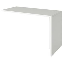 Mid.you Schreibtisch Fortuna, Wei&szlig;, Holzwerkstoff, rechteckig, 58x75x120 cm, Fsc, in verschiedenen Holz-Dekoren erh&auml;ltlich, Arbeitszimmer, Schreibtische, B&uuml;rotische