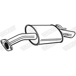 WALKER Endschalld&auml;mpfer 22724 f&uuml;r HYUNDAI