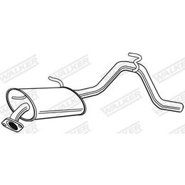 WALKER Endschalld&auml;mpfer 23275 f&uuml;r Suzuki