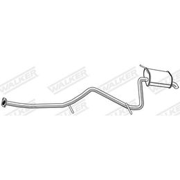 WALKER Endschalld&auml;mpfer 24143 f&uuml;r TOYOTA