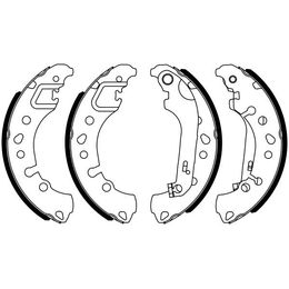 Bosch Bremsbackensatz 0986487961 f&uuml;r Ford